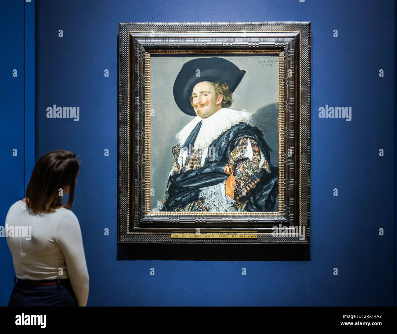 London UK 27 Sep 2023 The Laughing Cavalier oil on canvas 1624The largest exhibition of Frans ...