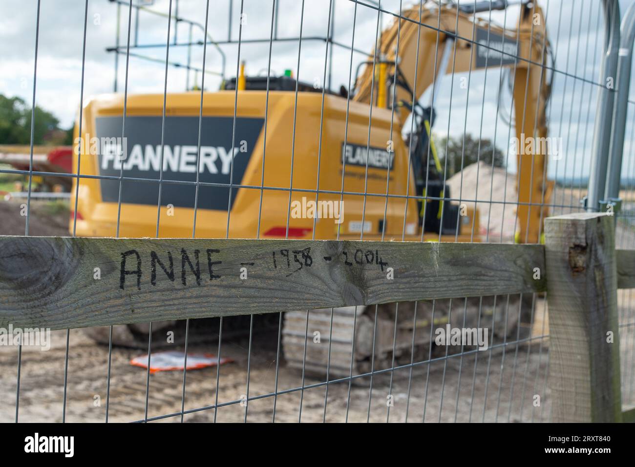 Wendover, UK. 26th September, 2023. HS2 have destroyed part of the ...
