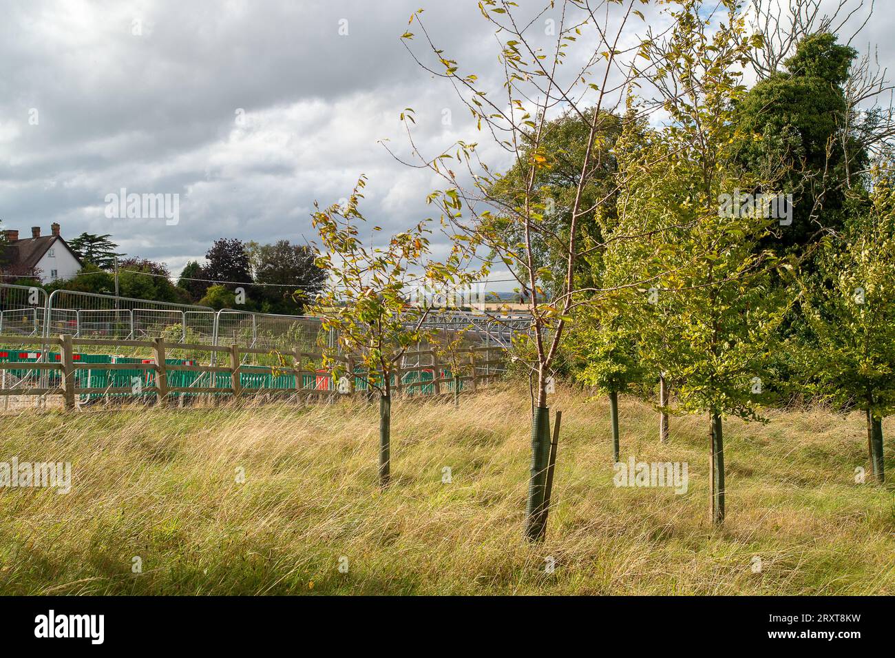 Wendover, UK. 26th September, 2023. HS2 have destroyed part of the ...