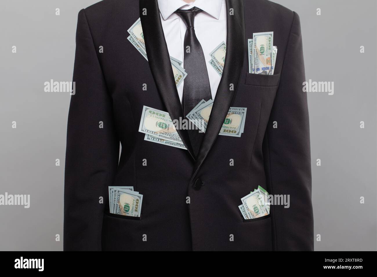 Money cash US Dollar banknote in pocket. Win-win, business, dealing ...