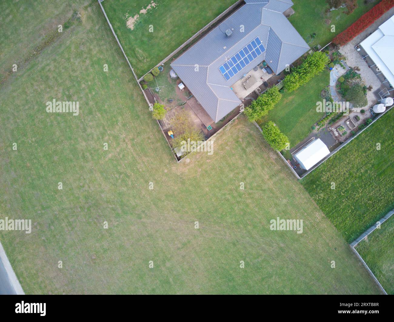 Aerial view residential development victoria hi-res stock photography ...
