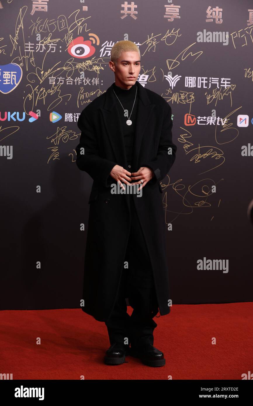 Japanese-American singer and model Mika Hashizume attends the Weibo ...