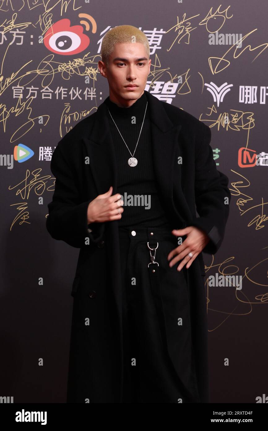 Japanese-American singer and model Mika Hashizume attends the Weibo ...