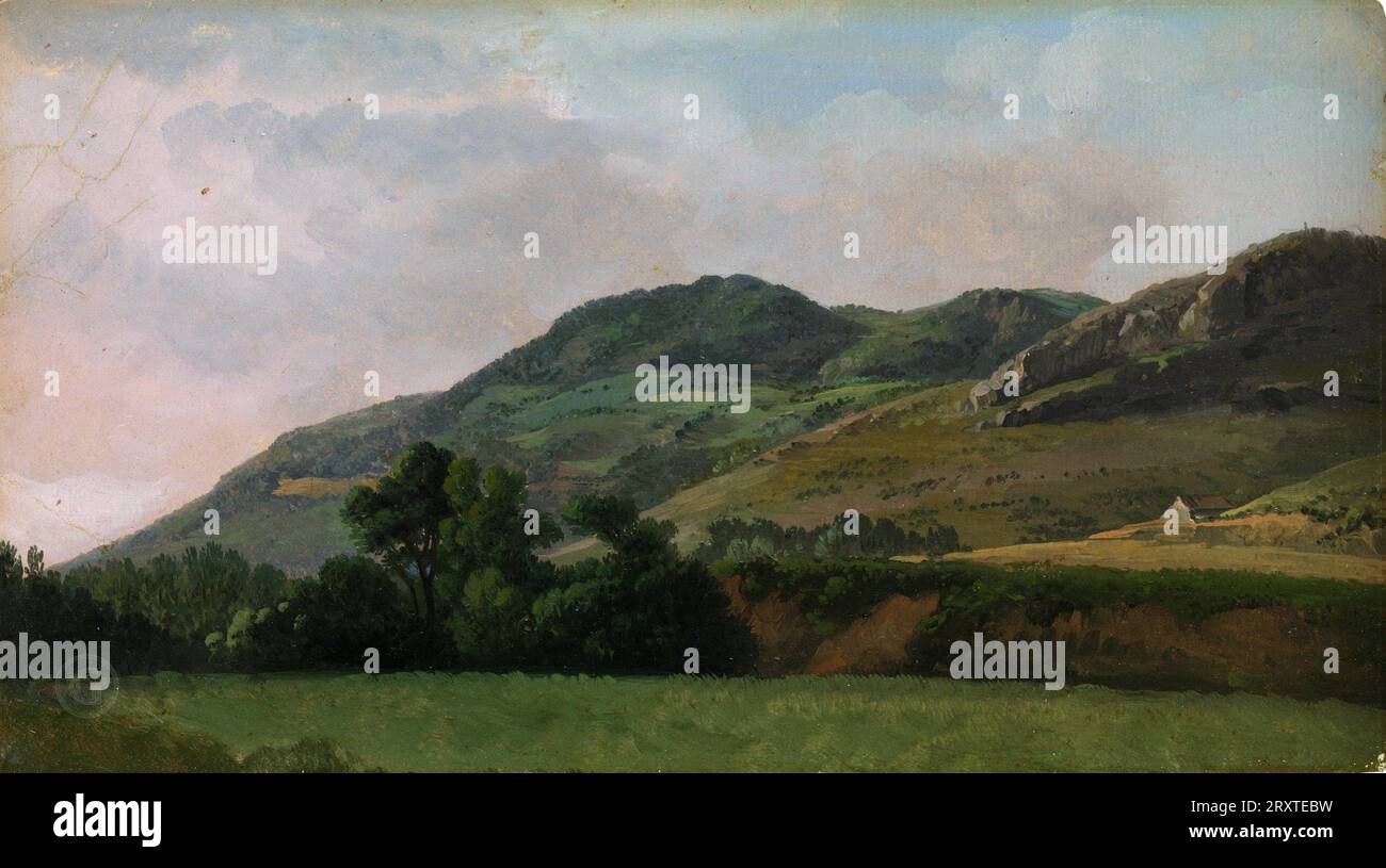 Simon Denis - Mountainous Landscape at Tivoli Simon Denis: Belgian ...