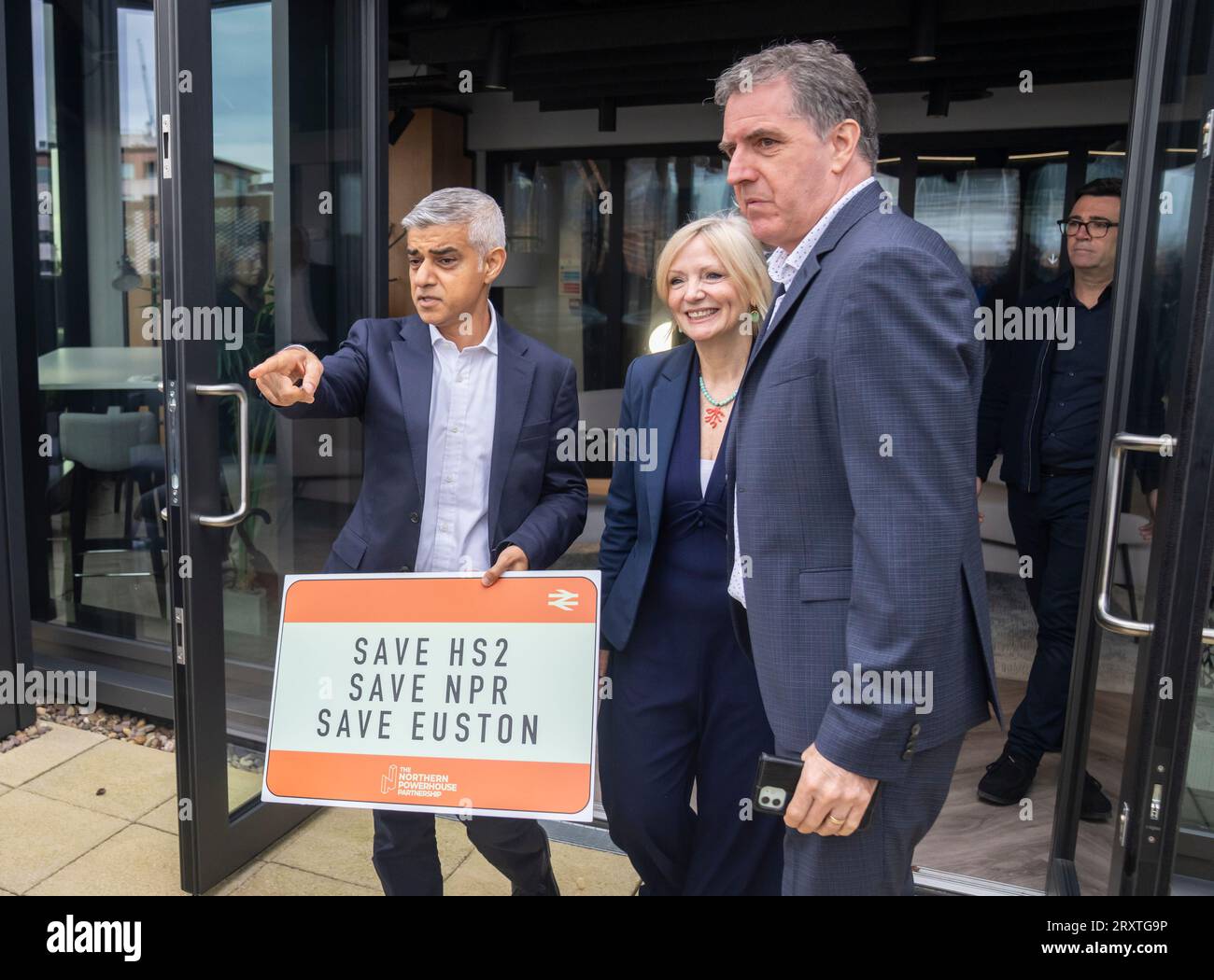 Sadiq Khan Mayor of London with Tracy Brabin Mayor of West Yorkshire ...