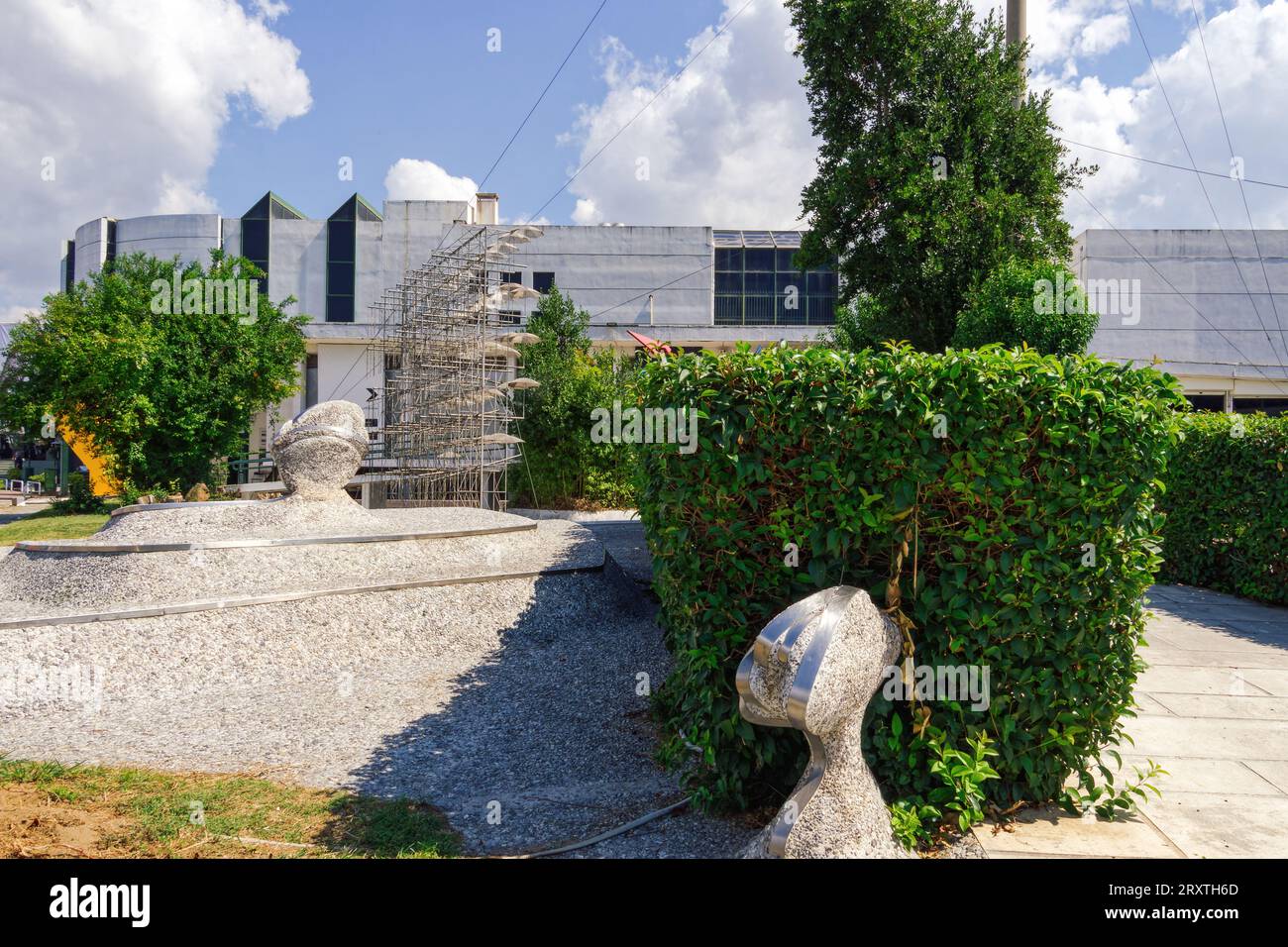 Thessaloniki, Greece entrance of MOMus Contemporary Museum ...