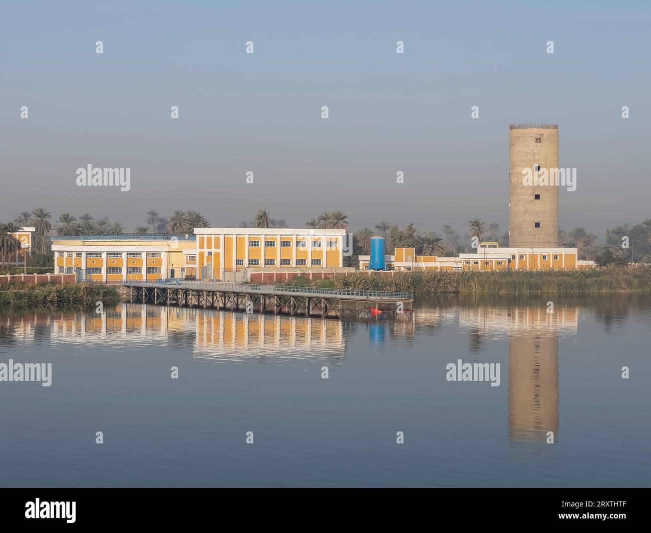 A view of the shoreline along the upper Nile River, amongst some of the ...