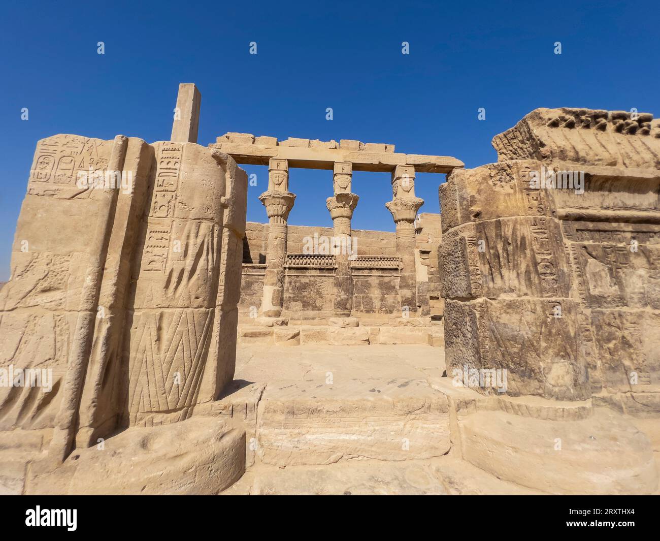 The Philae temple complex, The Temple of Isis, UNESCO World Heritage ...