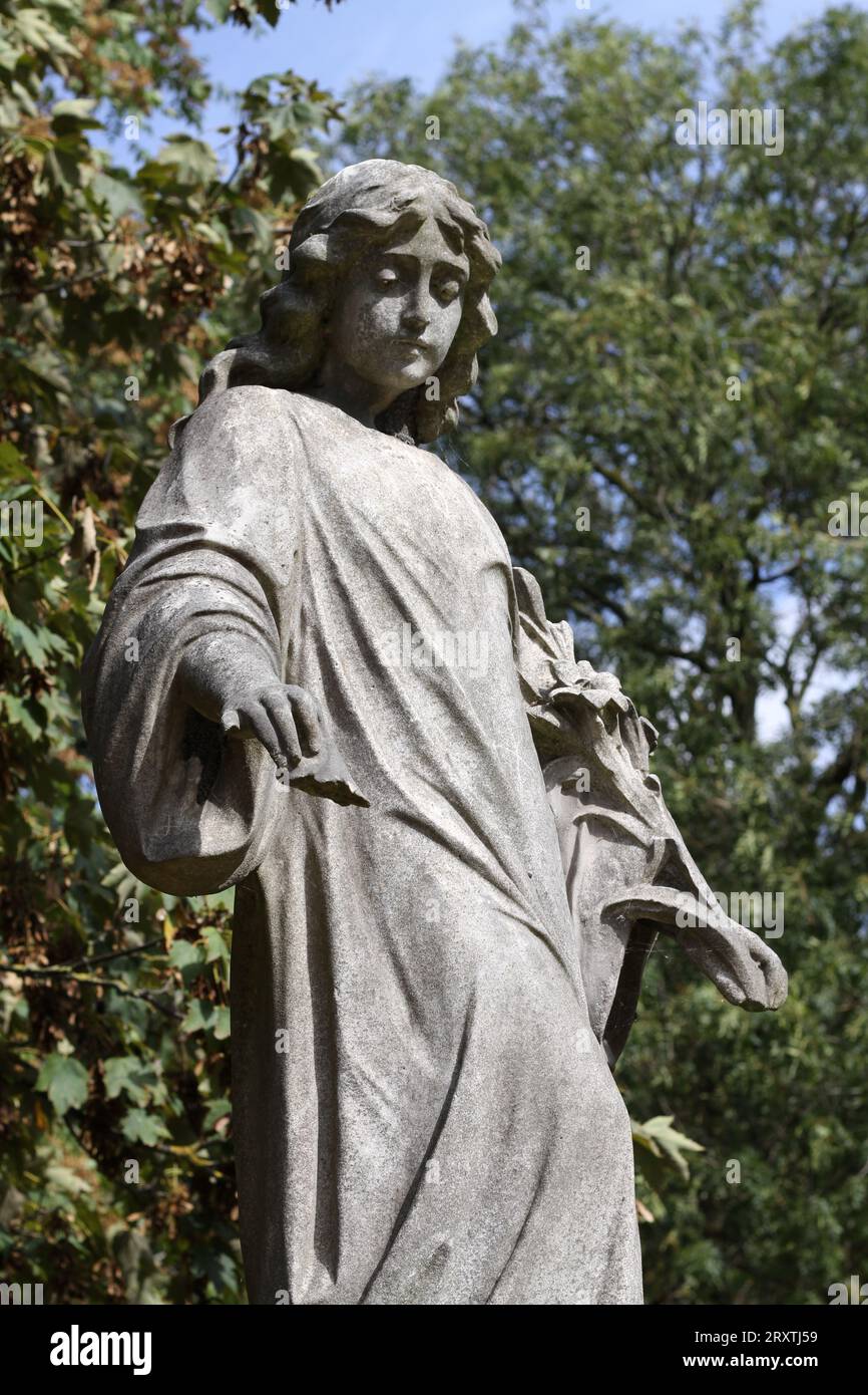 Solace angel wings sculpture hi-res stock photography and images - Alamy