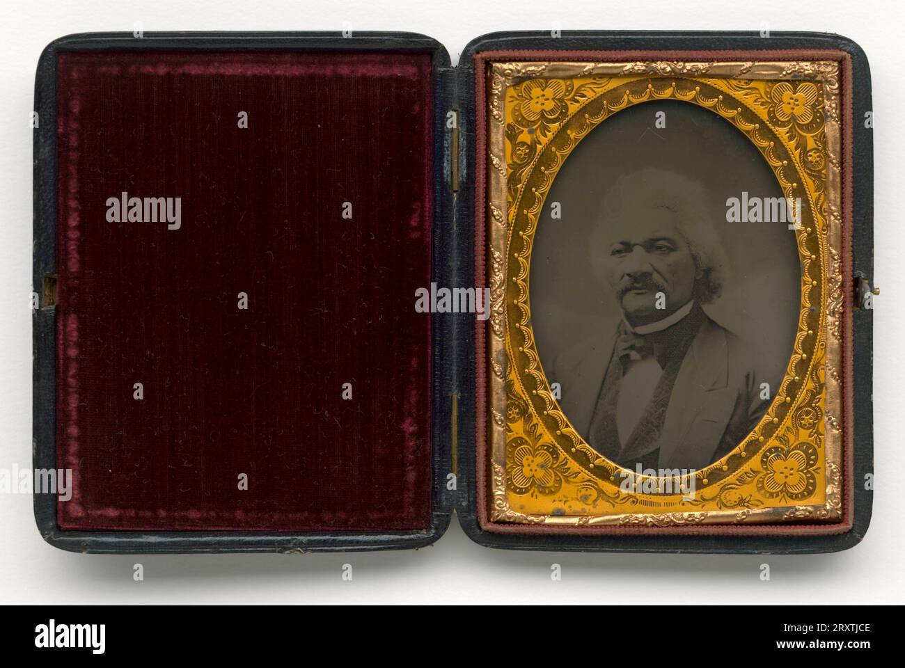 UnidentifiedA wet plate ambrotype of Frederick Douglass wearing a ...
