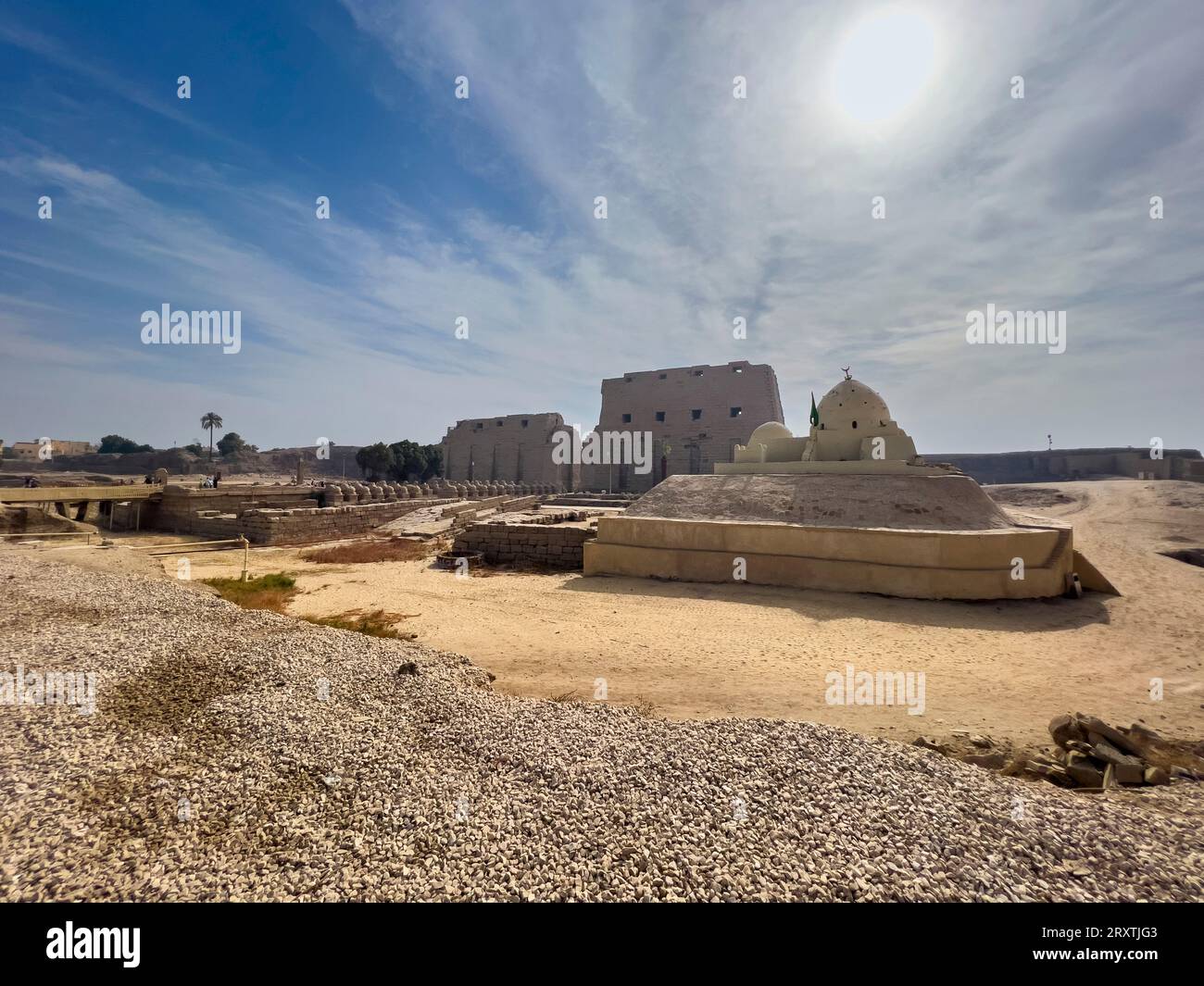 The Karnak Temple Complex, a vast mix of temples, pylons, chapels, and ...