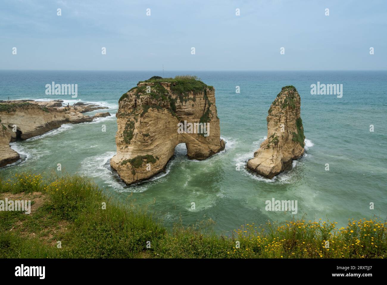 Pidgeon Rocks, Beirut, Lebanon Stock Photo - Alamy