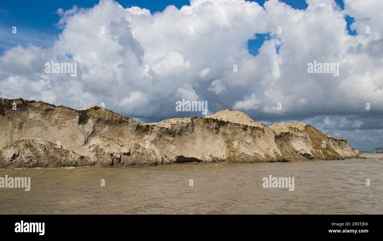 Padma riverbank erosion photography This image was captured on July 25 ...