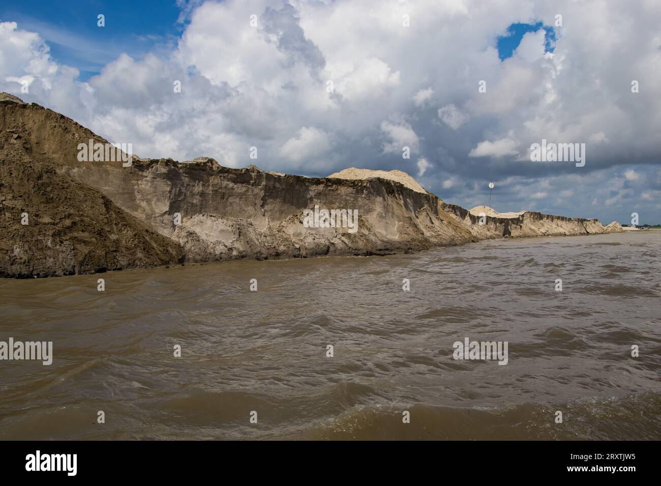 Padma riverbank erosion photography This image was captured on July 25 ...