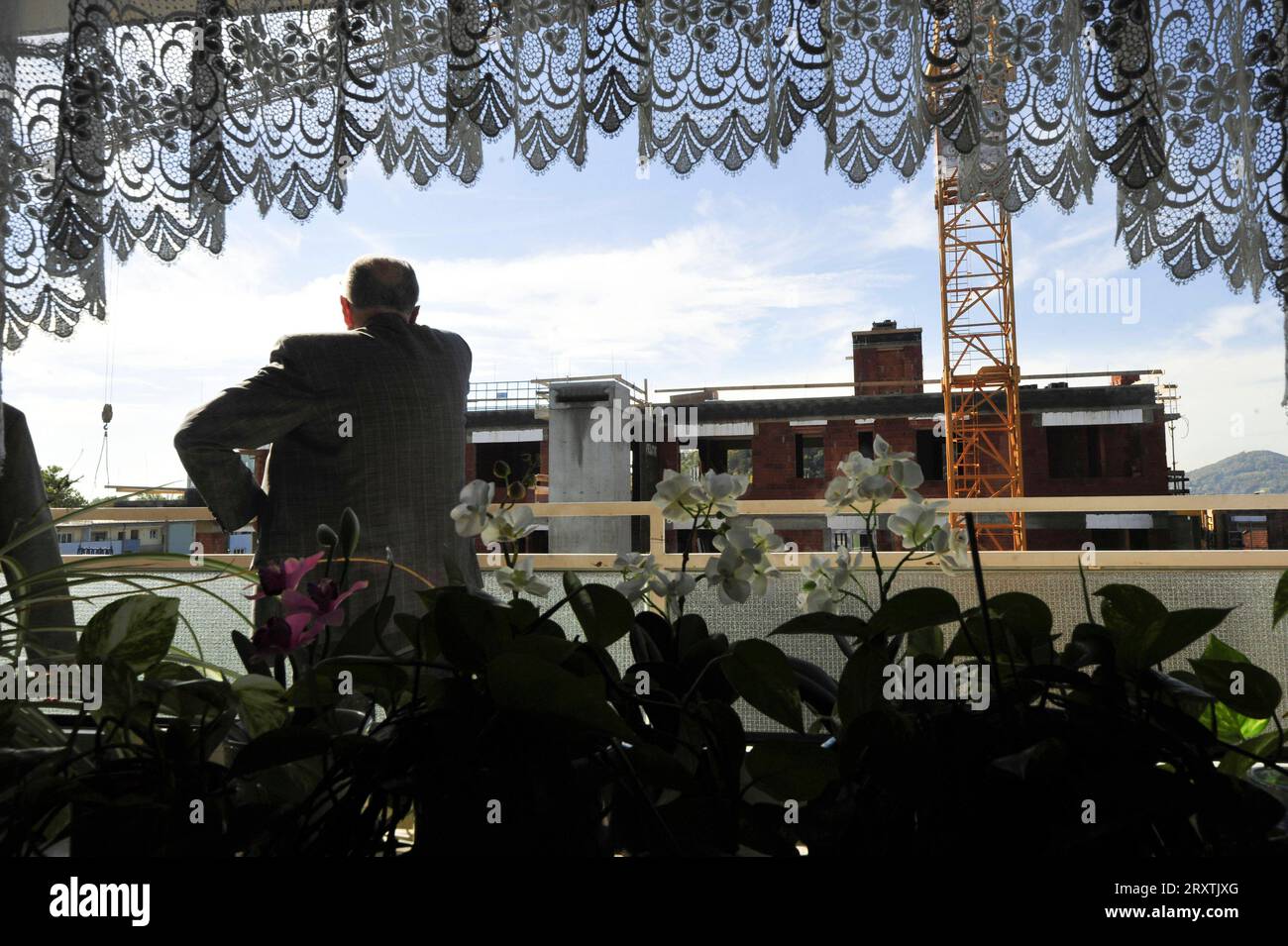 window pane in a building for watching outside and letting in light ...