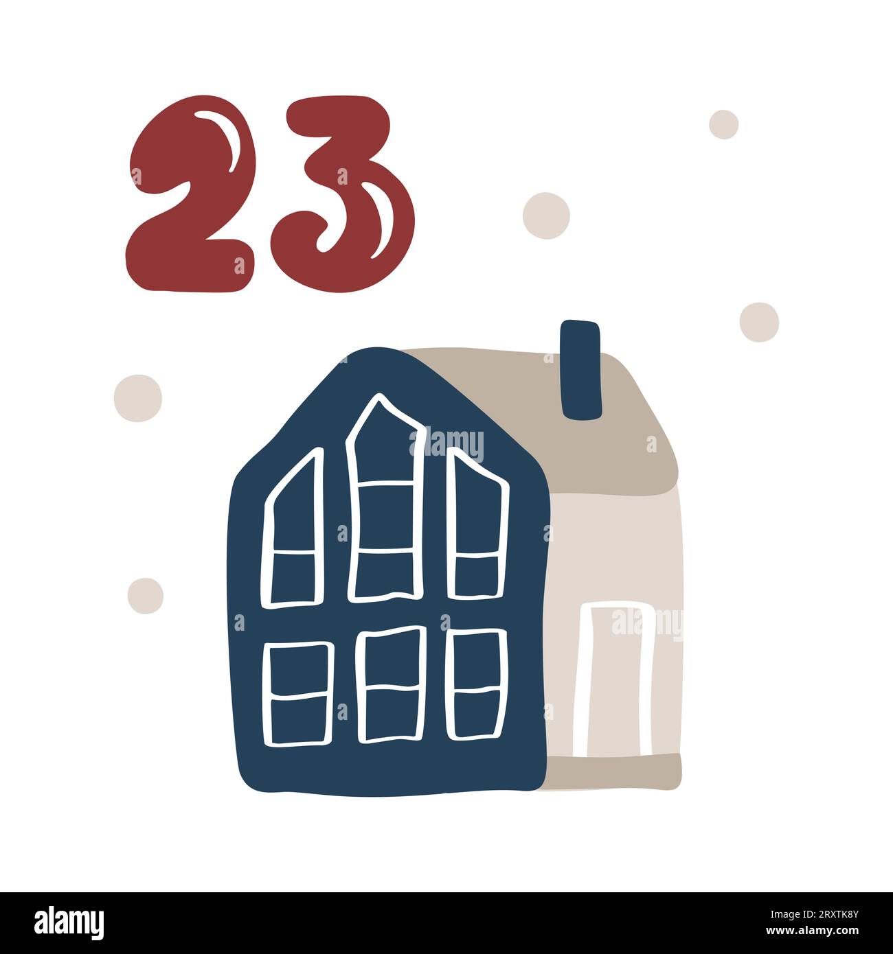 House number twenty three Stock Vector Images - Alamy