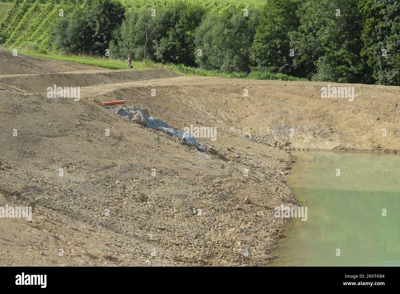 soil on a field in agriculture, usable land and arable farming soil on ...