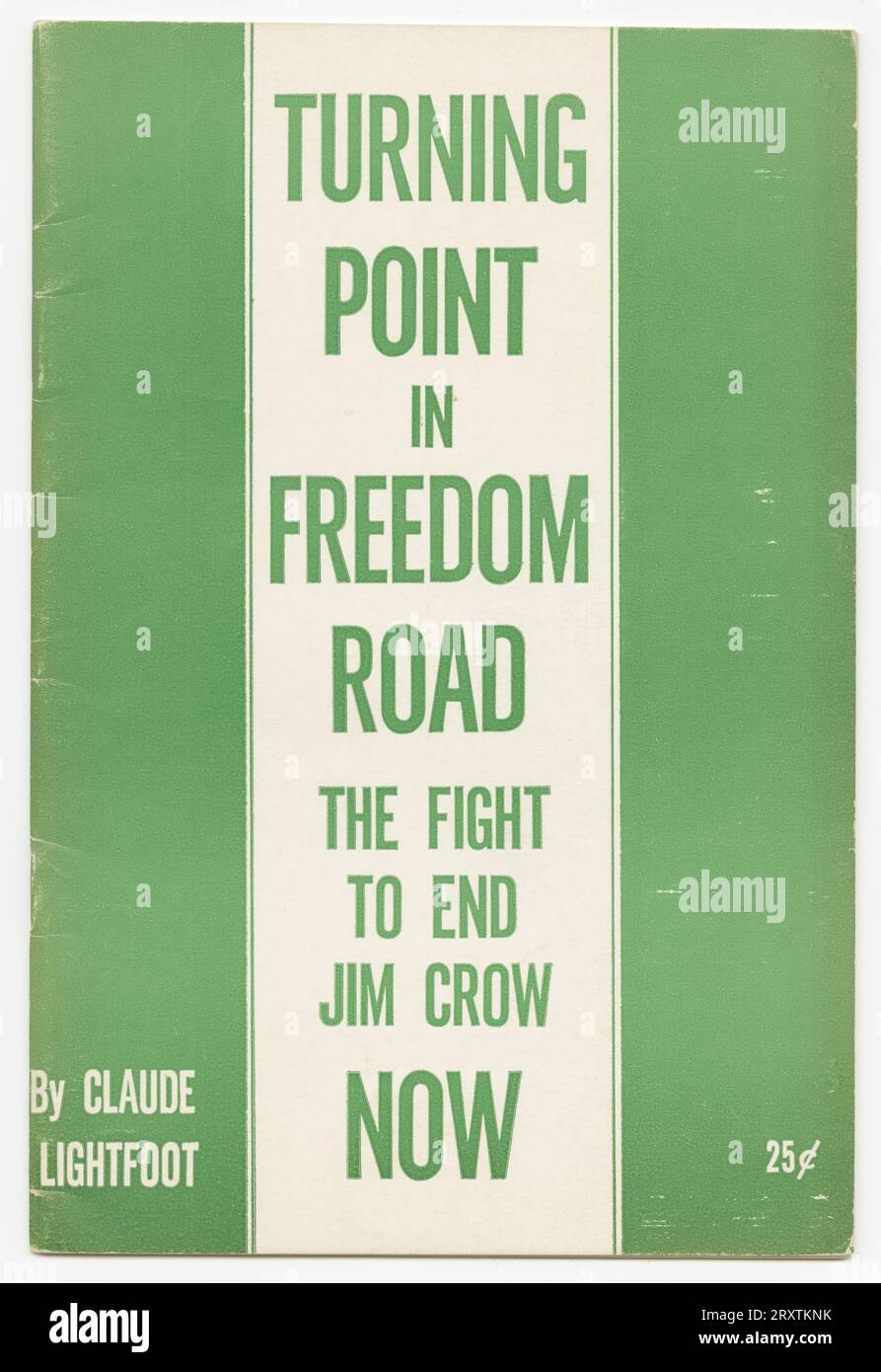 Turning Point in Freedom Road: The Fight to End Jim Crow Now 1962 Stock ...
