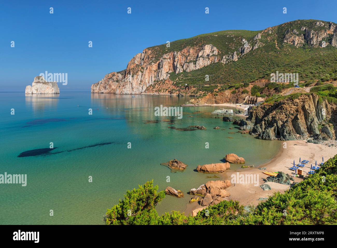 Masua beach, Pan di Zucchero, Iglesiente, Sud Sardegna district ...