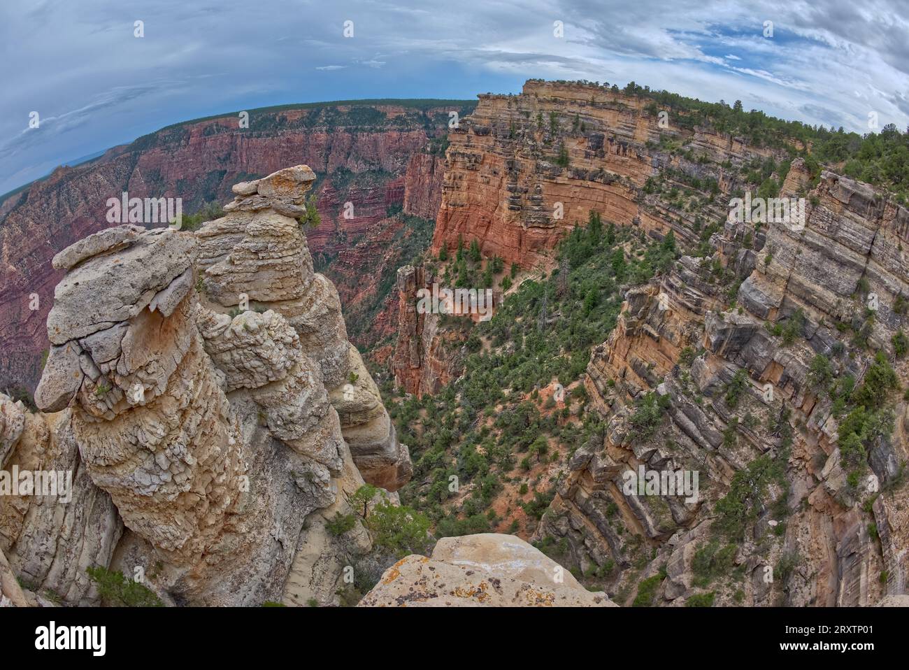 Deep chasm view from Grandview Point at Grand Canyon South Rim, Grand ...