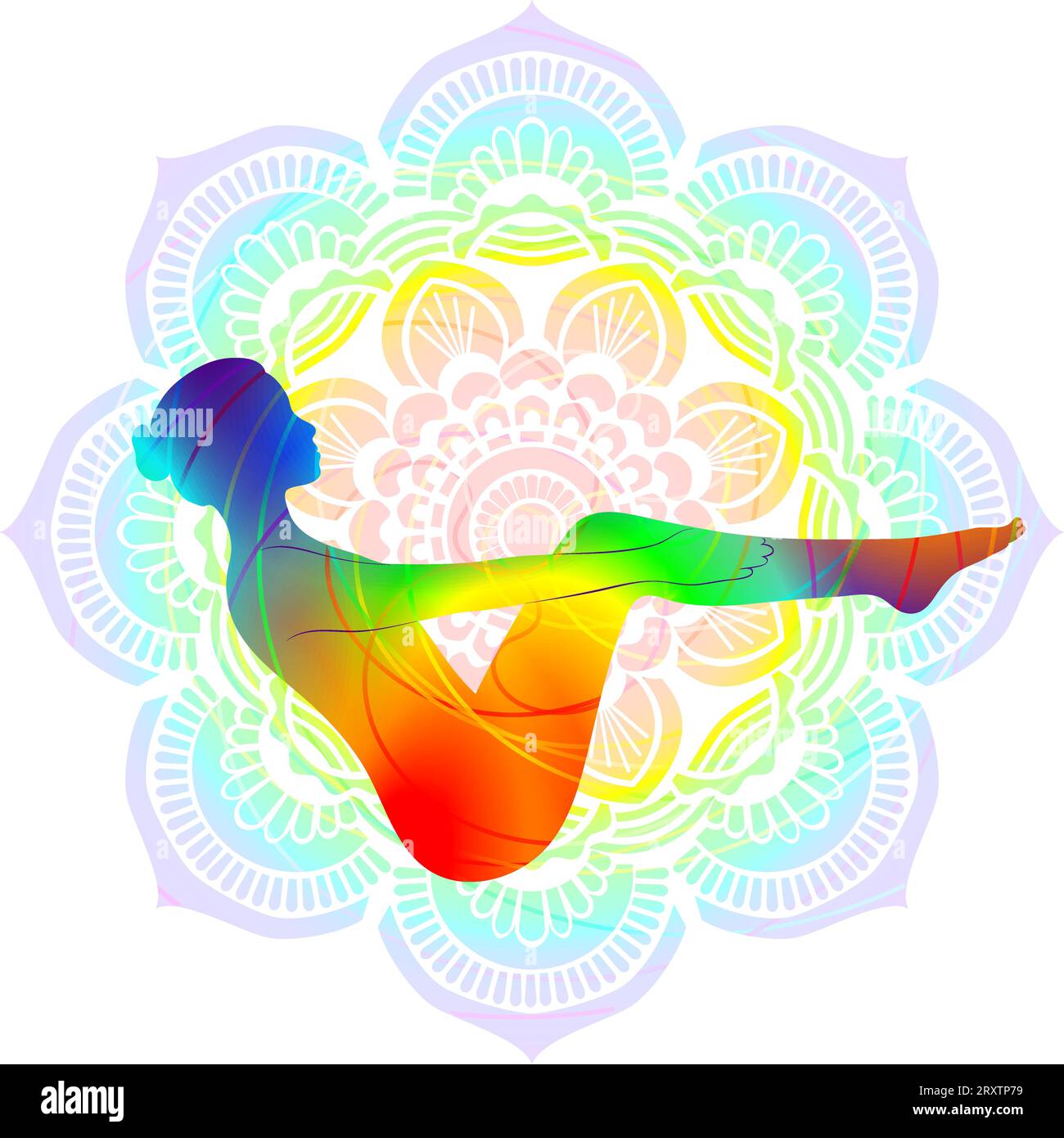 Boat Pose Silhouette Navasana Yoga Illustrations & Vectors