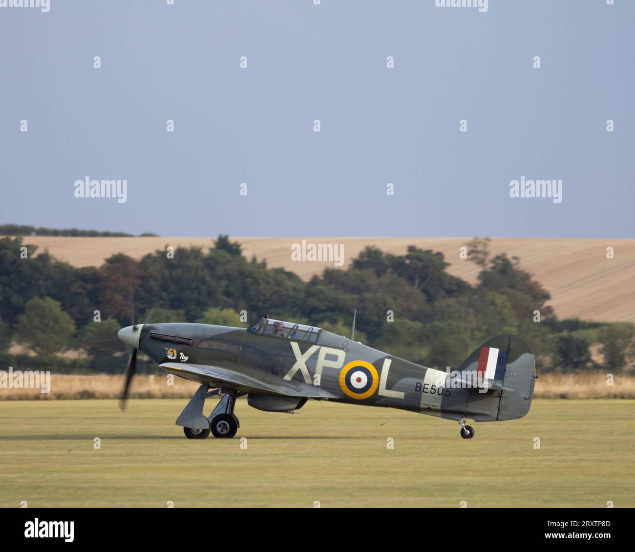 Hawker Hurricane Mark IIb XPL at the 2023 Battle of Britain Air Show at ...