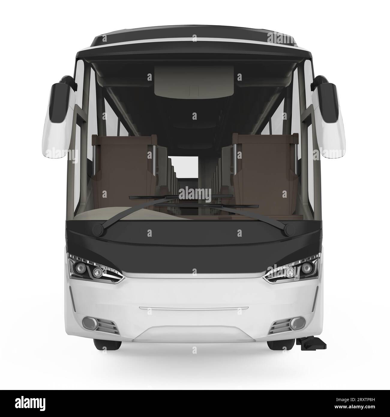 Coach Travel Bus Isolated Stock Photo - Alamy