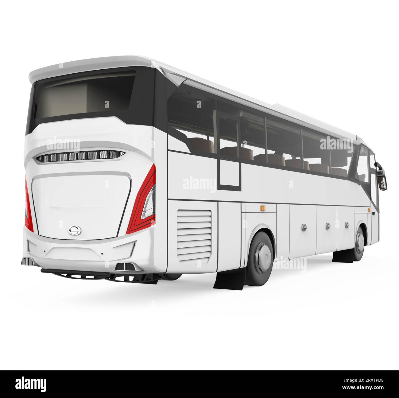 Coach Travel Bus Isolated Stock Photo - Alamy
