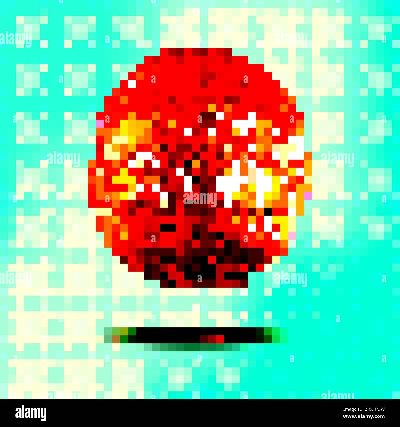 Gold paint brush stroke isolated on white background. Golden glitter ...