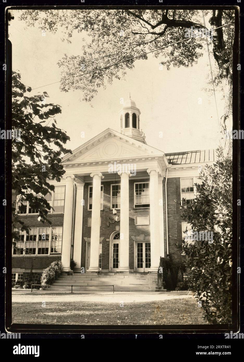 Lewis W. Hine. A gelatin silver print of the administration building of ...