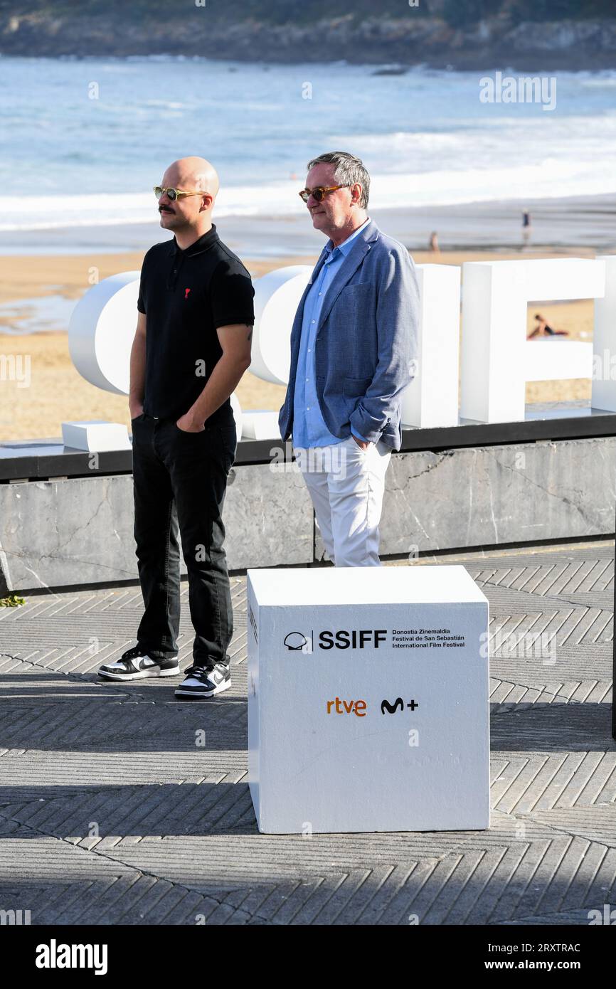 San Sebastian, Spain. 27th September 2023. Marc André Grondin and Yves Jacques attend ‘The ...