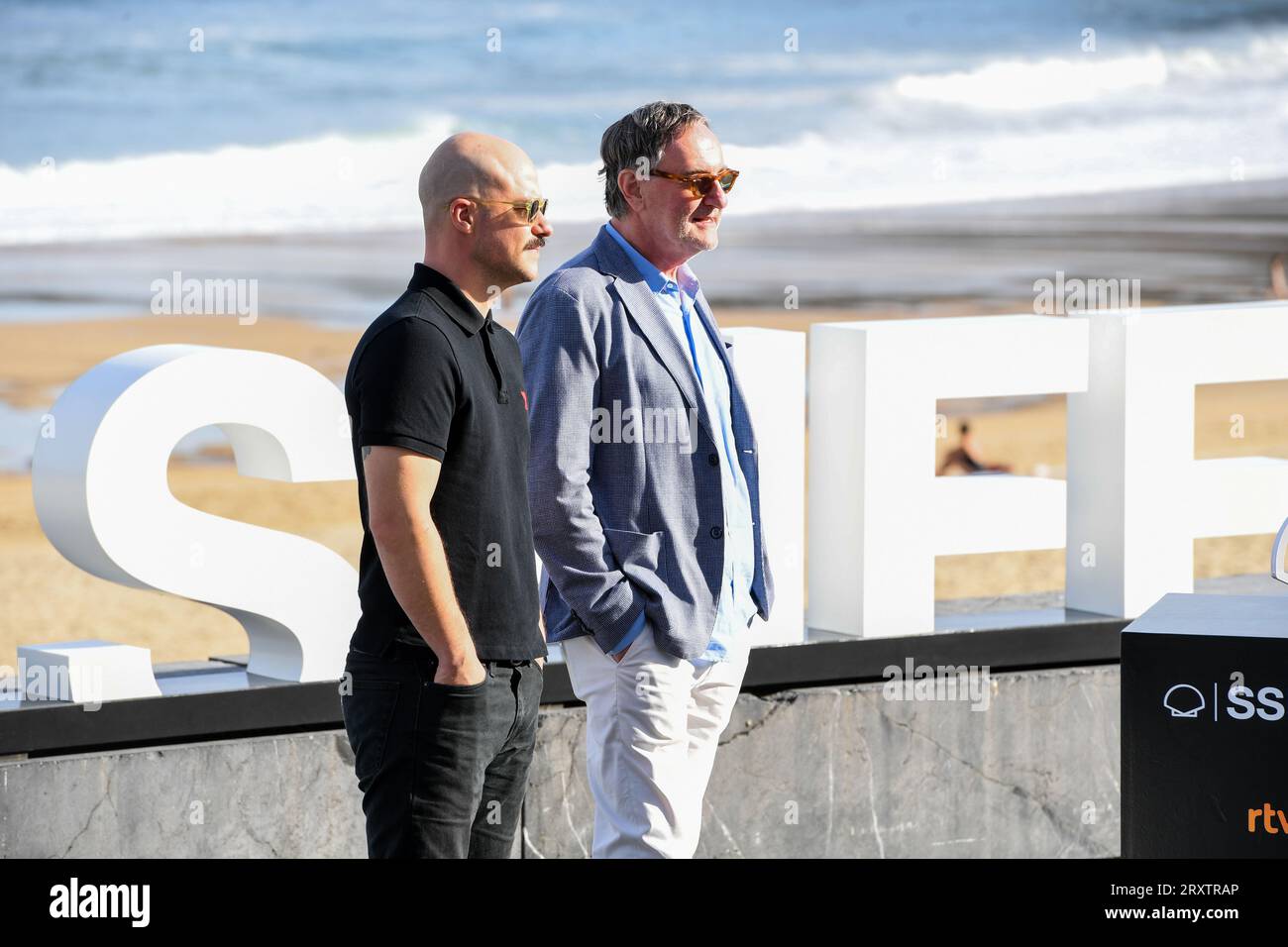 San Sebastian, Spain. 27th September 2023. Marc André Grondin and Yves ...
