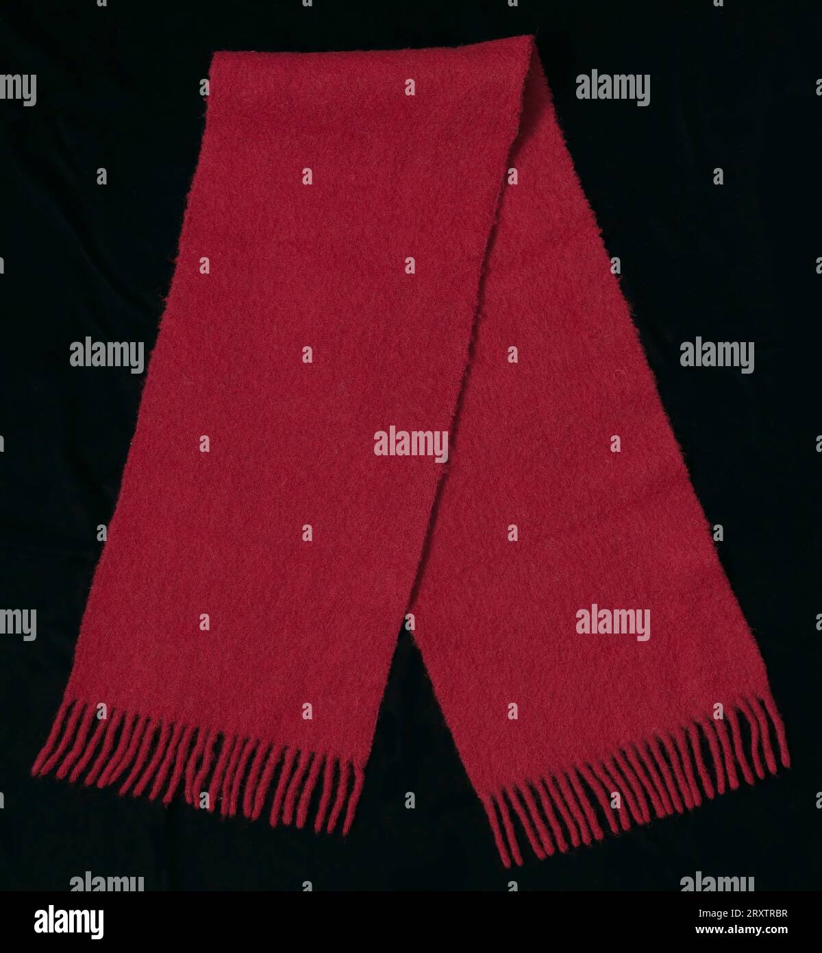 This dark red wool scarf was worn by Joan Mulholland during a Howard ...