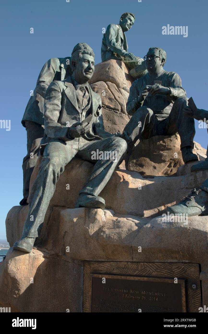 Steinbeck Statue, Cannery Row, Monterey, California, United States of ...