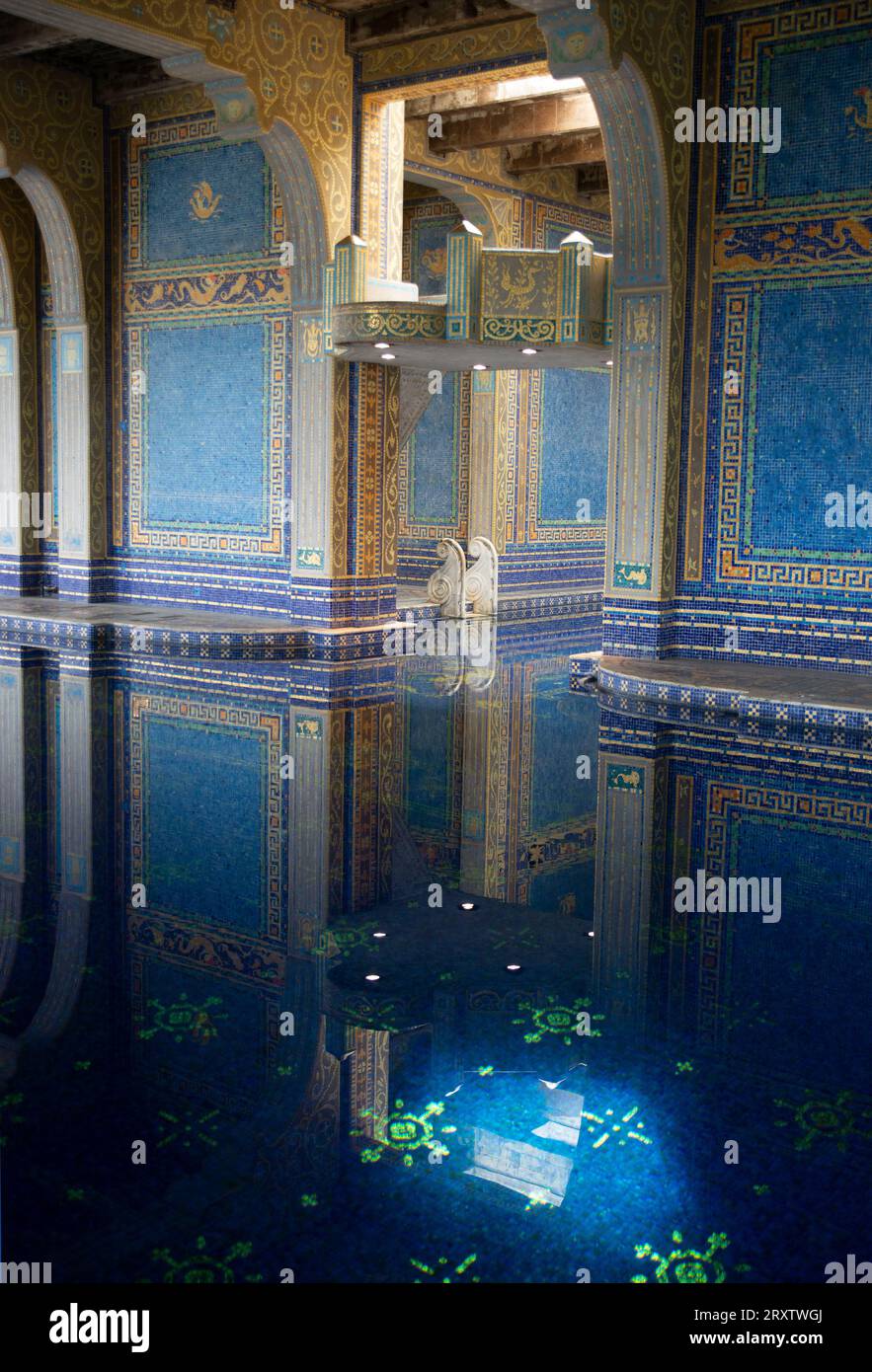 Indoor Venetian pool, Hearst Castle, San Simeon, California, United ...