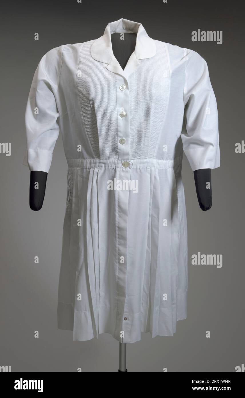 Midwife uniform overdress worn by Amanda Carey Carter 1960s - 1980s ...