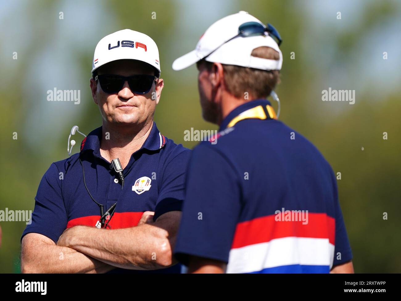 USA Captain Zach Johnson at the Marco Simone Golf and Country Club ...