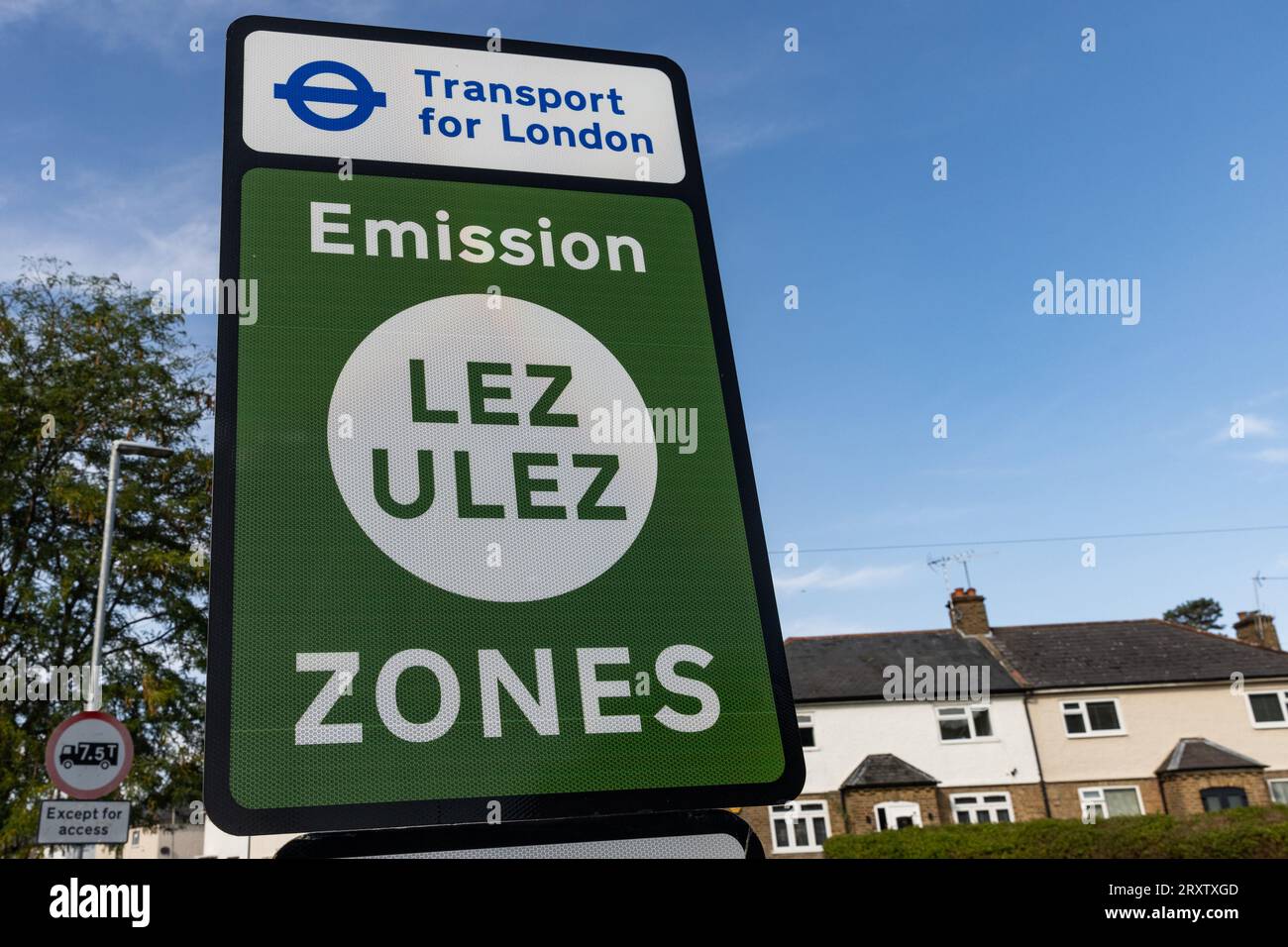 London, UK. 26th September, 2023. A combined Transport for London LEZ ...