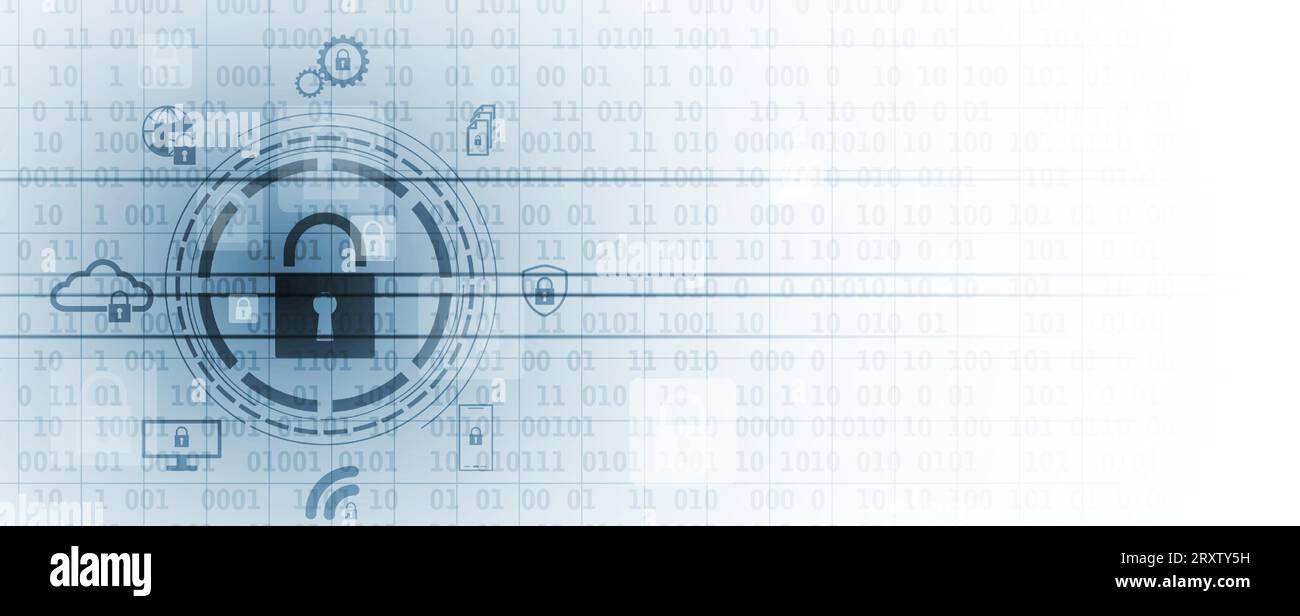 internet digital syber security technology concept for business ...