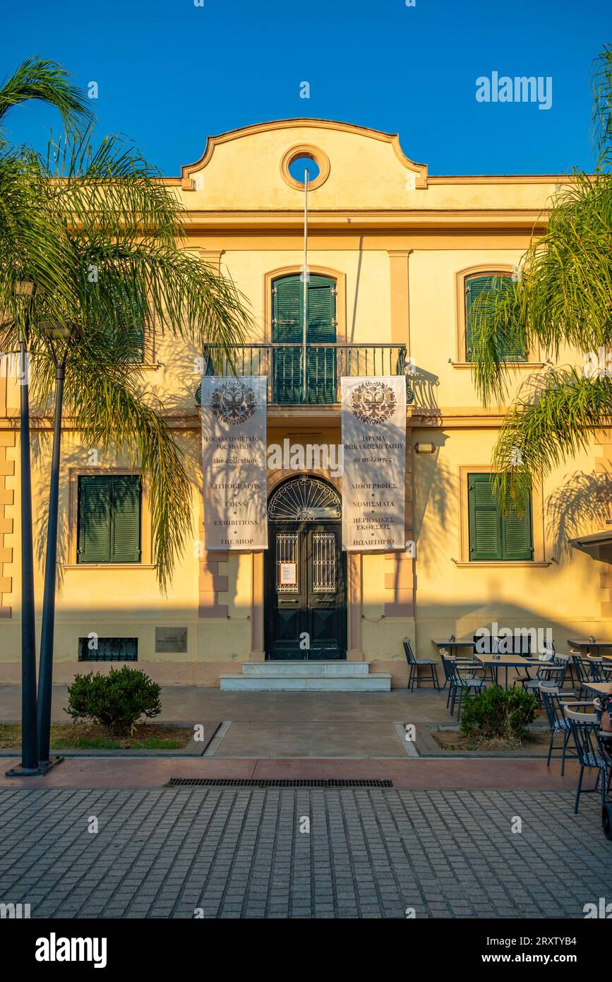 View of museum in Argostoli, capital of Cephalonia, Argostolion ...