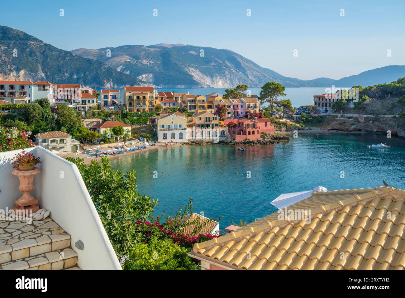 Assos beach kefalonia greece hi-res stock photography and images - Alamy