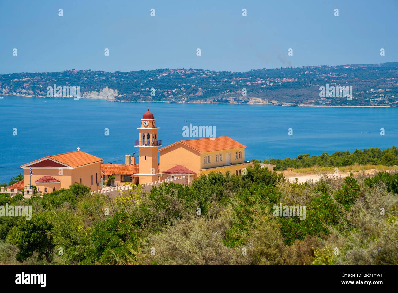 View of Holy Monastery of the Most Holy Theotokos of Sissia near ...