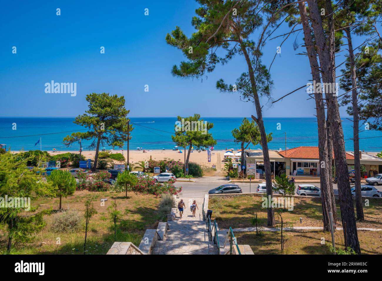View of Paralia Skalas, Skala, Kefalonia, Ionian Islands, Greek Islands ...