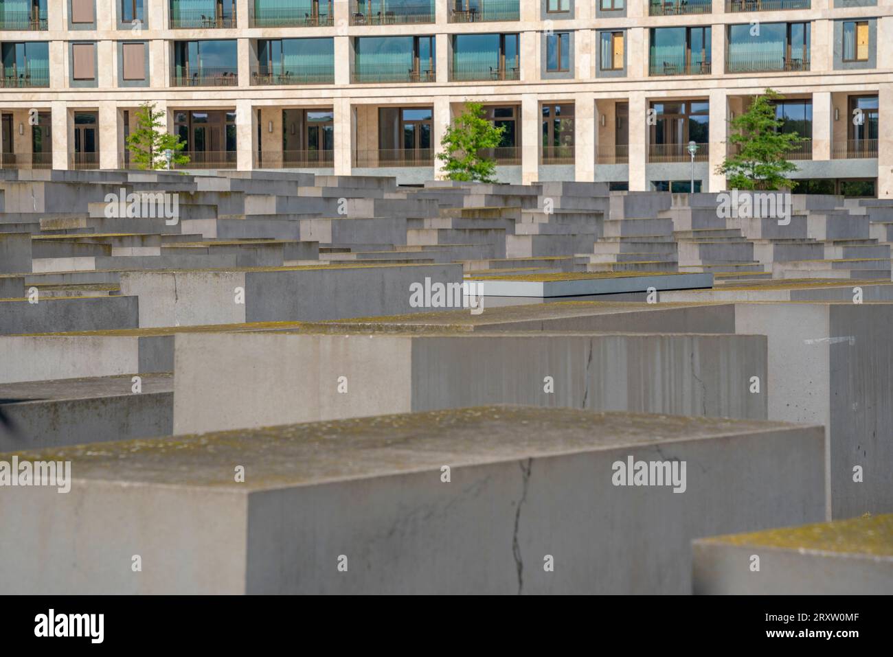 View of Memorial to the Murdered Jews of Europe, Berlin, Germany ...