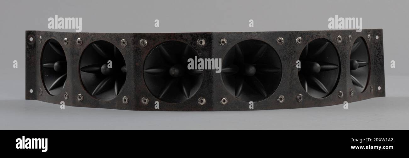 Tweeter speakers used as part of a DJ setup 1990s Stock Photo - Alamy