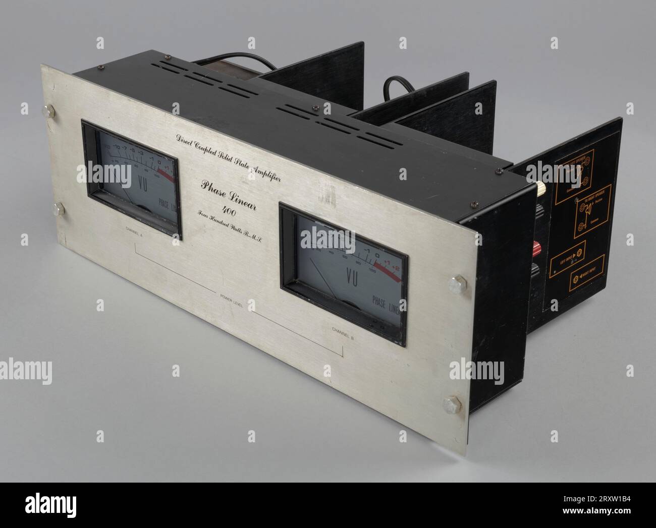 Amplifier used as part of a DJ setup 1970s Stock Photo - Alamy