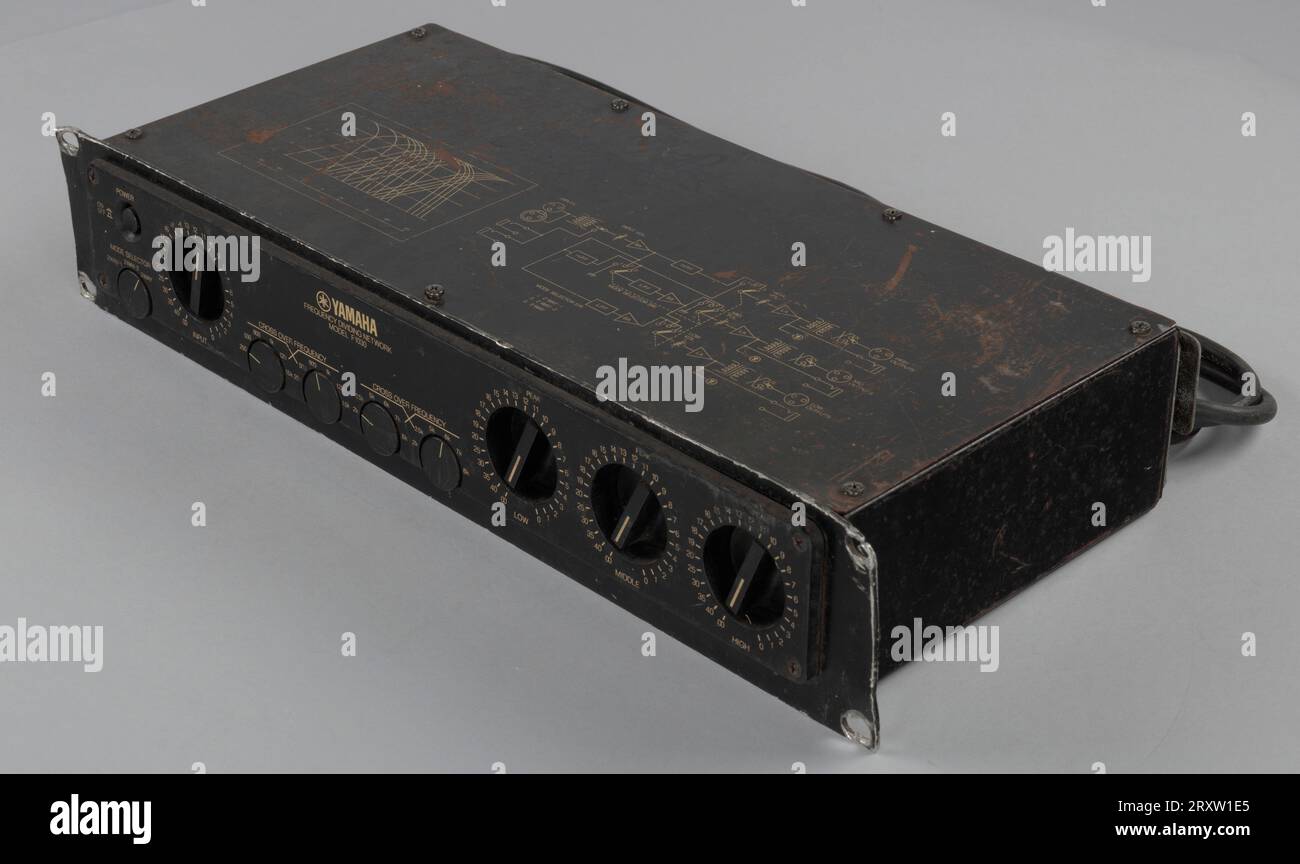 Amplifier used as part of a DJ setup 1970s Stock Photo - Alamy
