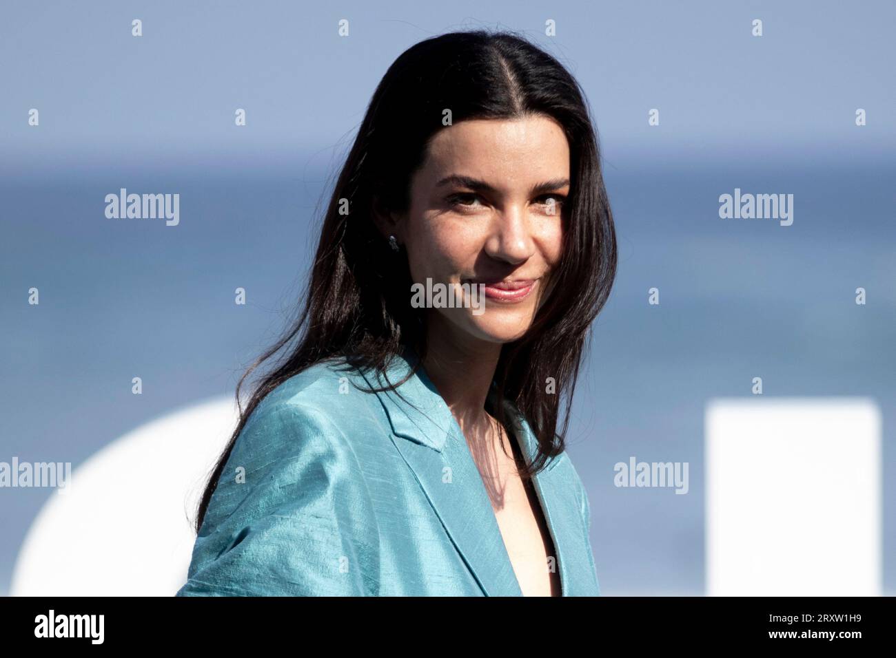 Susana Hidalgo attends the Los Mil Dias De Allende Photocall during 71st San Sebastian ...