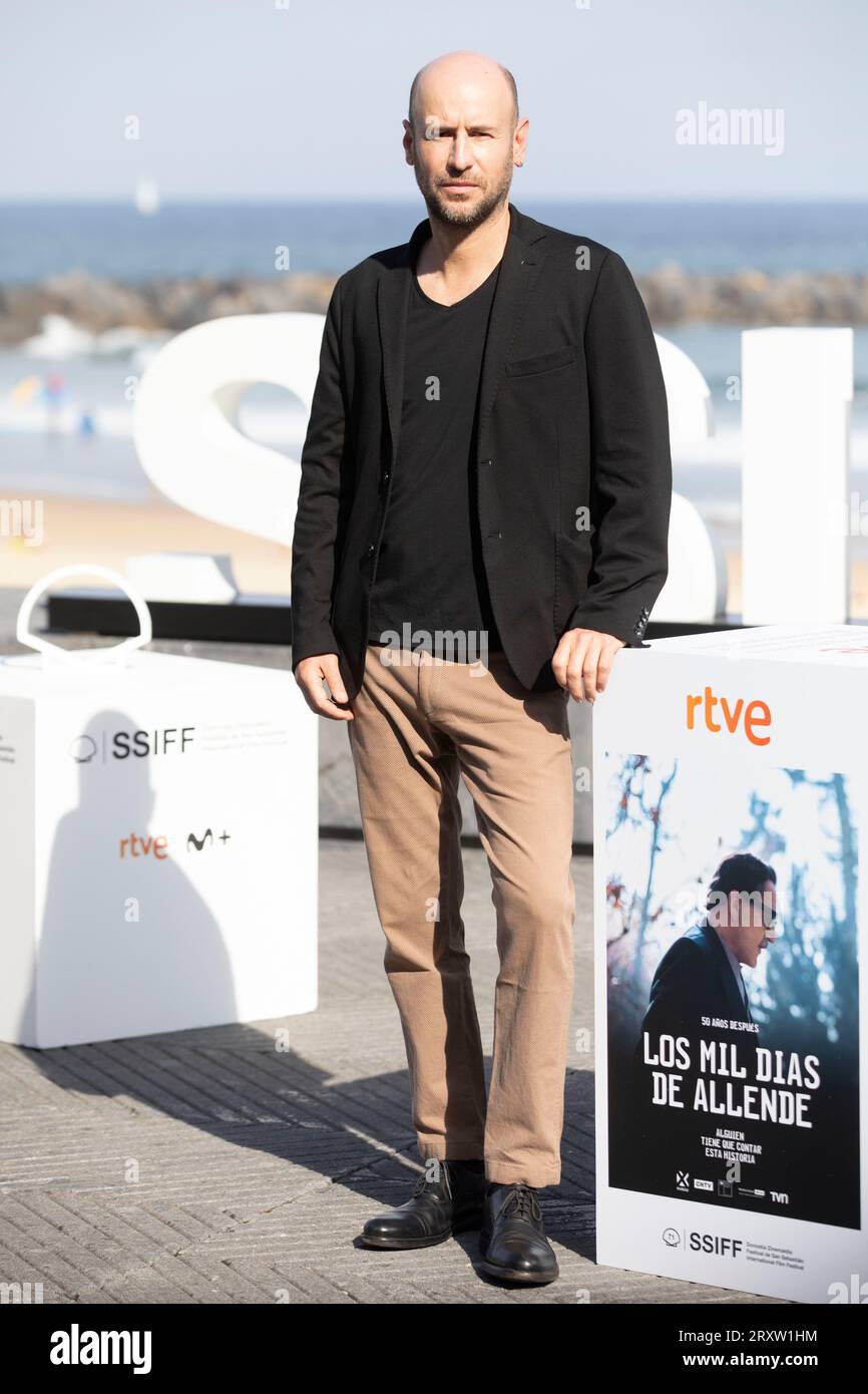 Nicolás Acuña attends the Los Mil Dias De Allende Photocall during 71st San Sebastian ...