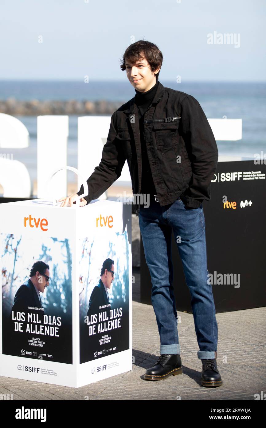 Pablo Capuz Ortega attends the Los Mil Dias De Allende Photocall during 71st San Sebastian ...